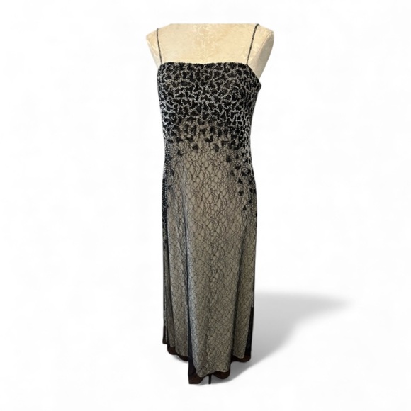JS Boutique | Dresses | Y2k Chic Black And Gray Embellished Beaded ...